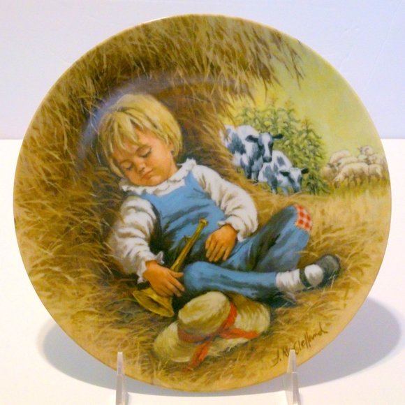 Vintage | Accents | Little Boy Blue Collector Plate By John Mcclelland ...